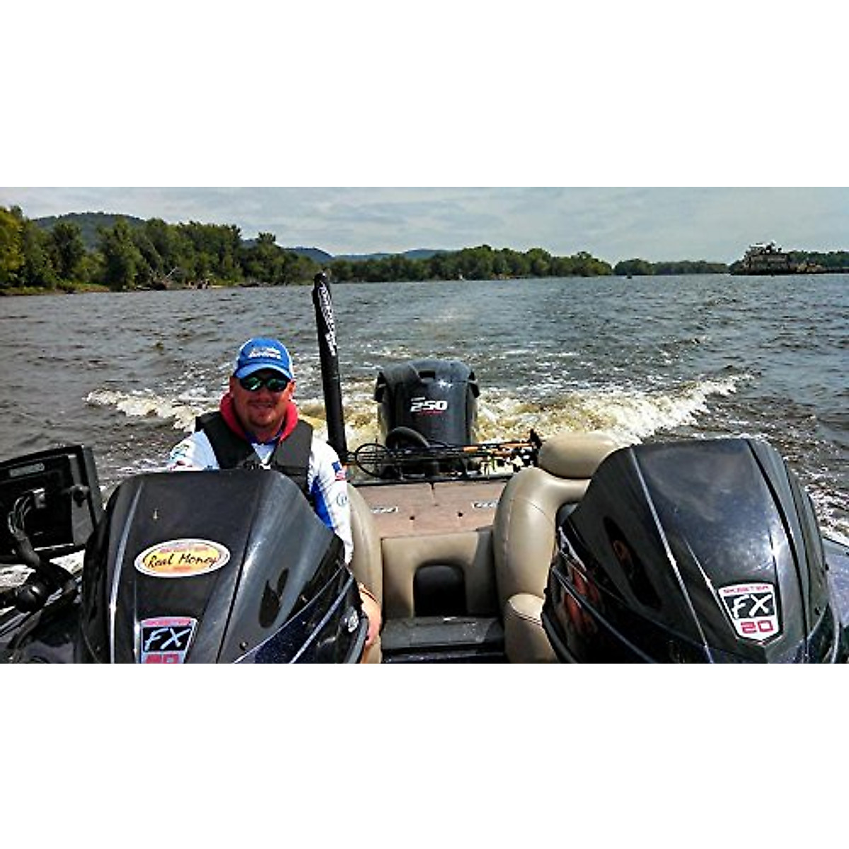 PROcise Outdoors DEK-it Boat Fish Finder & GPS, Electronics Mount, Most Solid Fishfinder Mounting Kit No Bouncing Fish Finder, Works with Most Marine Depth Finders & Locators (Hat, One Size)