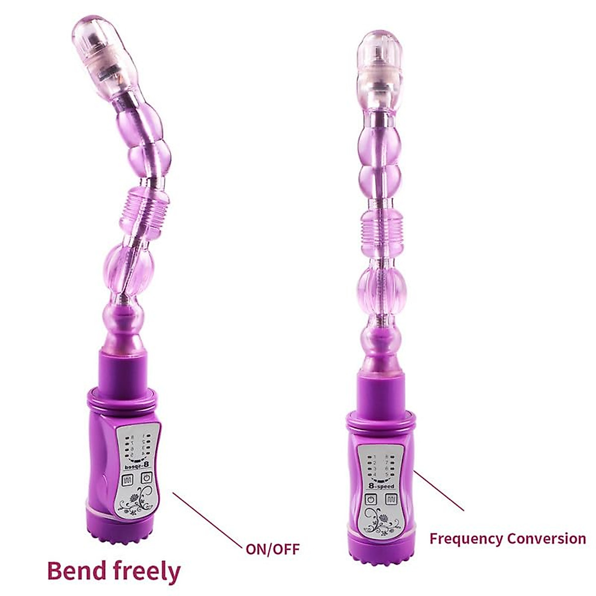 Suitable for Male and Female Backdoor Silicone Realistic Classic Dick Beginner Beads Plug Step, Can Be Used to Prepare a Romantic Foreplay for Your Partner
