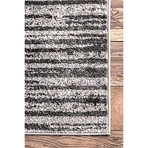 nuLOOM Elsa Faded Area Rug, 9' x 12', Grey