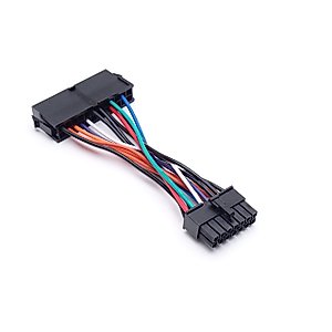 Must Have Gadgets 24 Pin to 14 Pin PSU Main Power Supply ATX Adapter Cable Cable Compatible with Lenovo IBM Motherboards