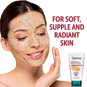 Himalaya Gentle Exfoliating Apricot Scrub with Vitamin E, Exfoliates Dead Skin Cells, For All Skin Types, Free from Parabens, SLS and Phthalates, 150 ml (5.07 oz)