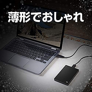 Seagate Backup Plus Slim 1TB External Hard Drive Portable HDD – Black USB 3.0 for PC Laptop and Mac (STHN1000400) (Renewed)