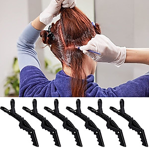 39 Pcs Butterfly Hair Clips Set with Non-slip Grip - Alligator Croc Clips, 3 Rat Tail Combs for Sectioning and Styling Hair Salon Tool for Girls