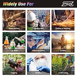 28 Pack Safety Glasses Crystal Clear (Bulk Pack of 24+4) Unisex Anti-Scratch Protective Goggles Impact Resistant Lens Eyewear with ANSI Z87.1 Certified for Construction, Shooting and Laboratory