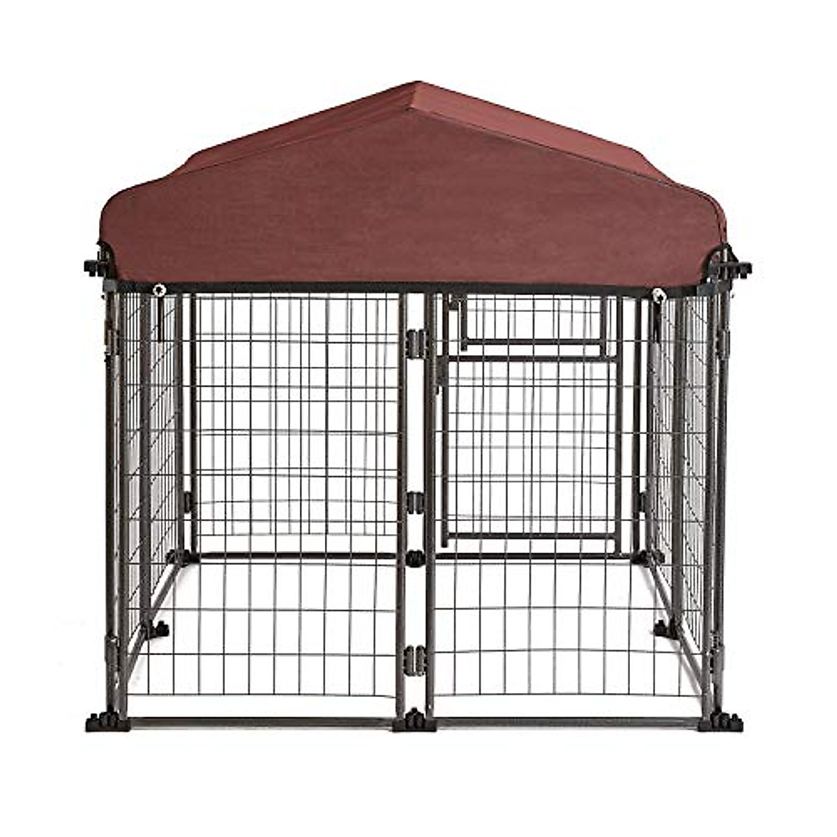 TWO by TWO Haven Expandable Kennel, Black, Medium