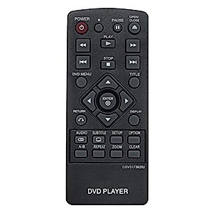COV31736202 Replaced Remote fit for LG DVD Player DP132 DP132NU DP132-H DP132H