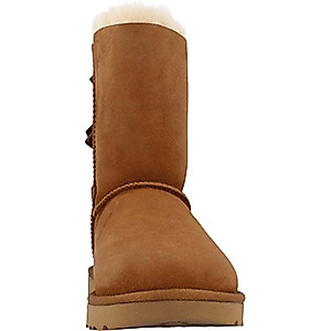 UGG Women's Bailey Bow II Boot, Chestnut, 8
