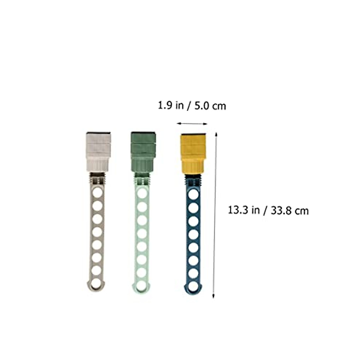 BUGUUYO 3pcs Rotary Clothes Rack Travel Hanger Hanging Racks for Clothes Adjustable Clothes Rack Clothes Hanger Pants Hanger Portable Abs Portable Clothes Racks Clothes Drying Hooks Suit