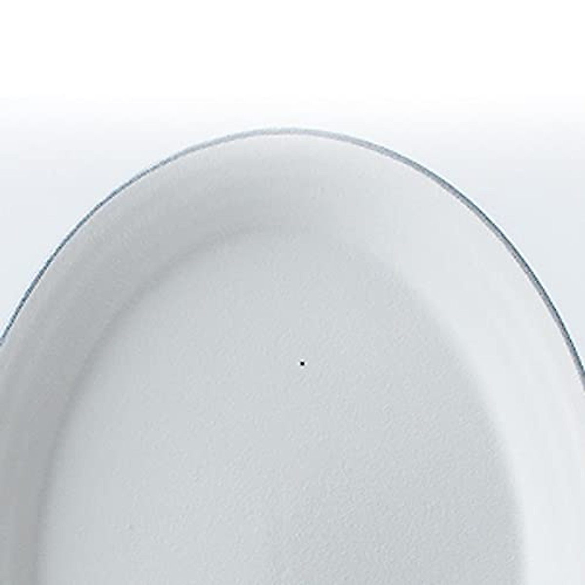 KOWMcp Dinner Plates Creative Fruit Plate, Home Steamed Fish Plate, Ceramics Home Dinner Plate Oval Large Fish Plate Dinner Plate