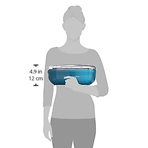 INFINITIPRO By Conair Instant Heat Tourmaline Ceramic Flocked Hot Rollers, 2-inch Hot Roller Setter for Mega Volume and Smooth Waves