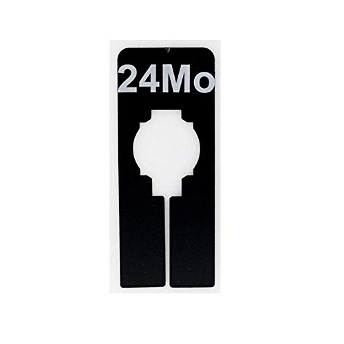 NAHANCO QSDBWKIT5, Black Rectangular Clothing Size Dividers with White Print for Baby/Kids, 3MOS – 4T, Kit of 10 (10 Sizes, 1 Piece Each)