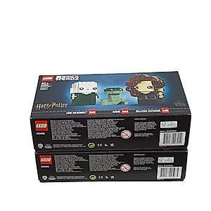 Lego Brickheadz Harry Potter, Hermione, Ron Weasley, Hagrid 4095 + Lord Voldemort, Nagini, Bellatrix Lestrange 40496 Set