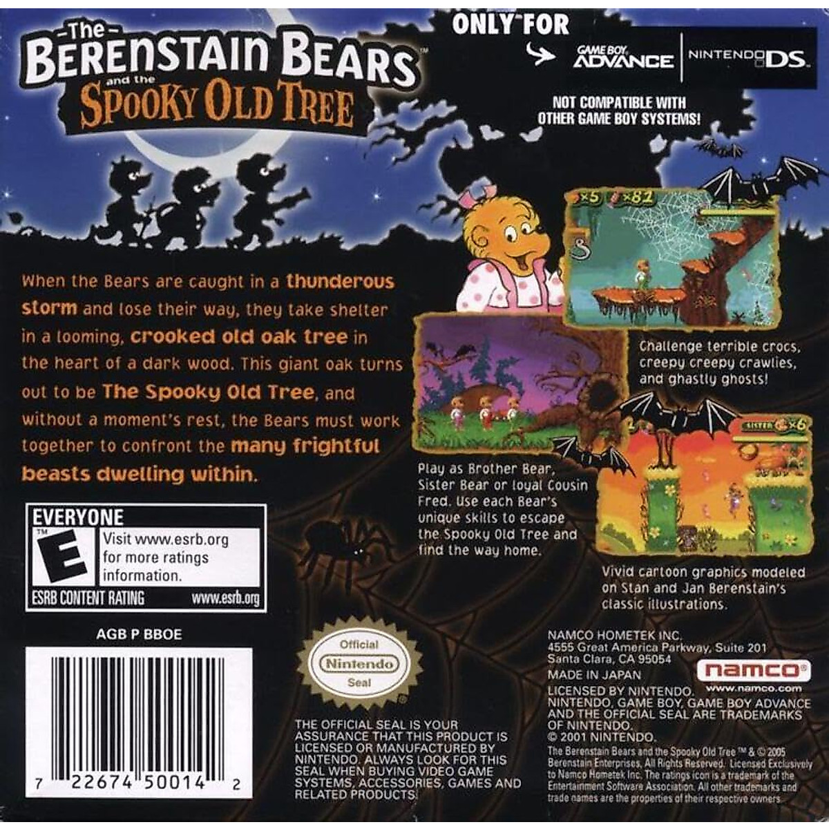 Berenstain Bears and the Spooky Old Tree - Game Boy Advance