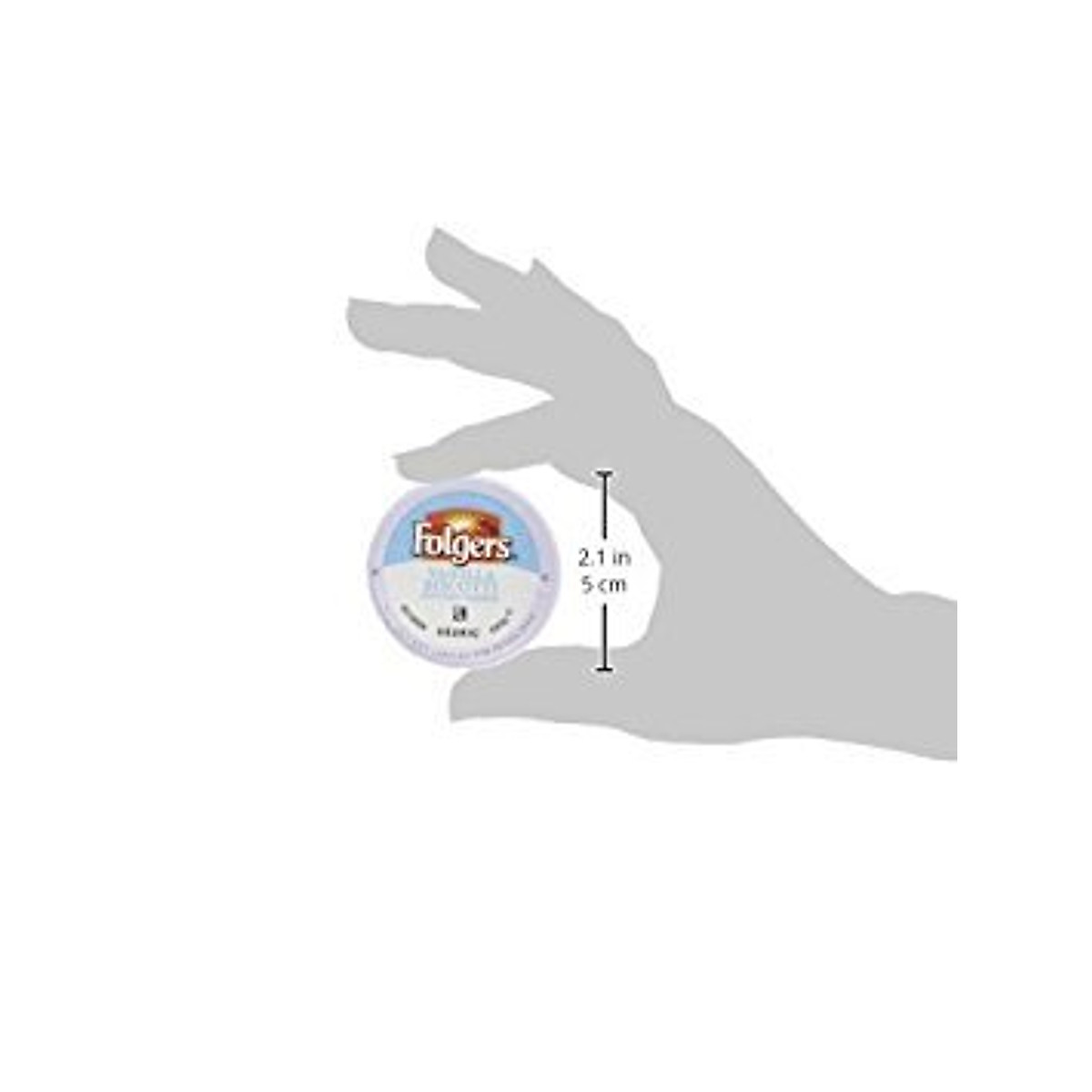 Folgers Vanilla Biscotti Flavored Coffee, K Cup Pods for Keurig Coffee Makers, 18 Count (Pack of 4)