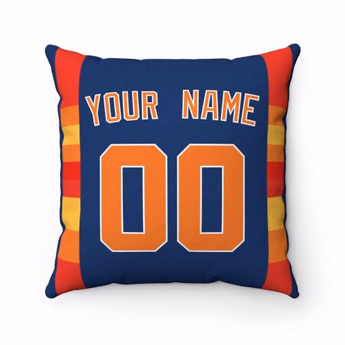 INAOO Throw Pillow Custom Any Name Number Personalized Gifts for Houston
