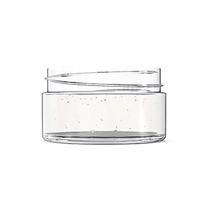 ZAVBE 60 Pack 2oz Plastic Jars with Black Lids BPA Free Small 60 gram Jar Round Clear Refillable storage Slime containers with Airtight Lids for Cosmetics, Sugar Scrub, Body Butters, Beauty Products.