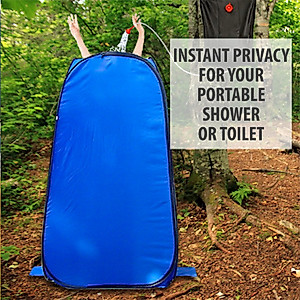 MyDeal Products Pop-Up Room in a Bag Instant Portable Changing Room with Dura-light Steel Frame and Weather-Resistant Material for Camping, RV, Shower, Outhouse, Bathroom, Toilet and More Includes Fl