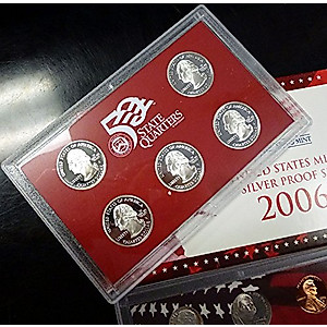 2006 S Silver Proof Set, may have natural toning on silver Various US Mint Proof