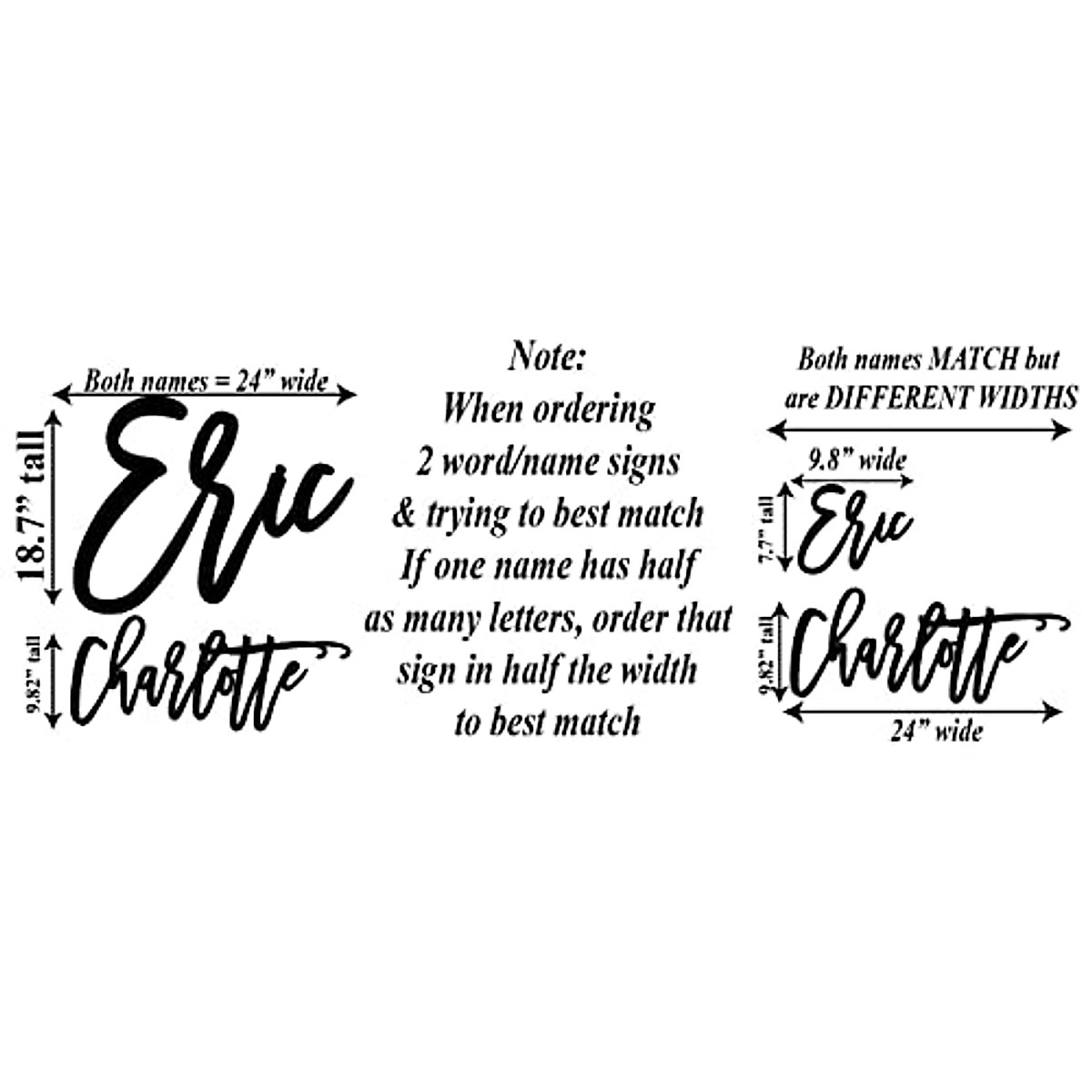 Custom Wood Word Sign, Wall Decor, Personalized Wooden Wall Art, Any cursive word or name sign