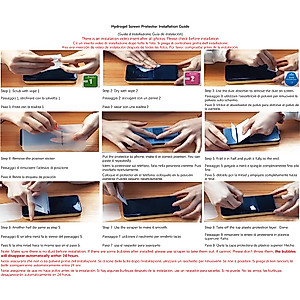 Iiseon High Sensitivity Hydrogel Protective Film for Motorola Moto G Stylus 5G 2022 6.8", 2 Pieces Transparent Soft TPU Screen Protectors (NOT Tempered Glass) [Full Coverage] [Clear HD]