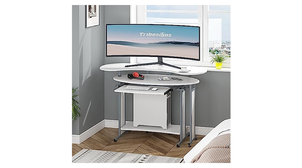 LITTLE TREE L-Shaped Desk - Modern Home Office Solution