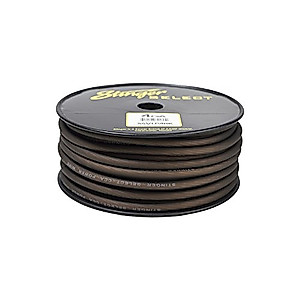 Stinger SSVLP4BK 4Ga Matte Black Power Wire 100'