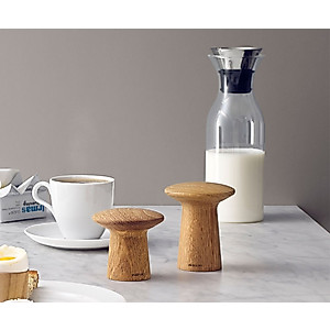 EVA SOLO - Salt & pepper mill oak - Grinder from CrushGrind, 25-year guarantee on the ceramic parts - Oak (High)