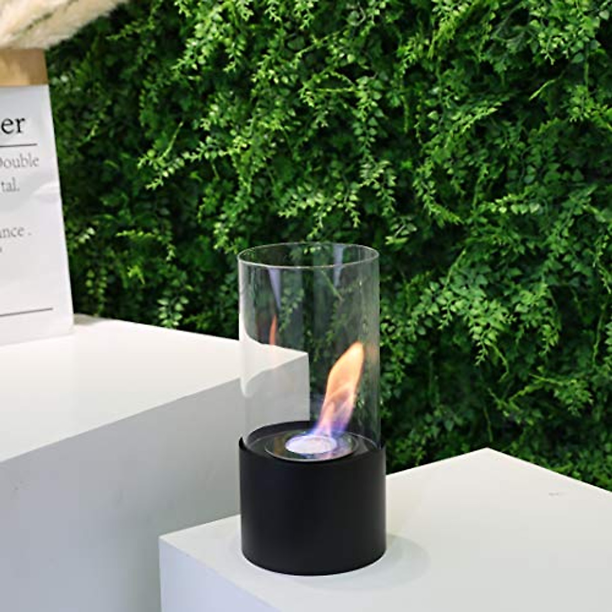 Tabletop Fire Bowl Pot Indoor Outdoor Portable Tabletop Fireplace Clean Burning Bio Ethanol fire Pit…