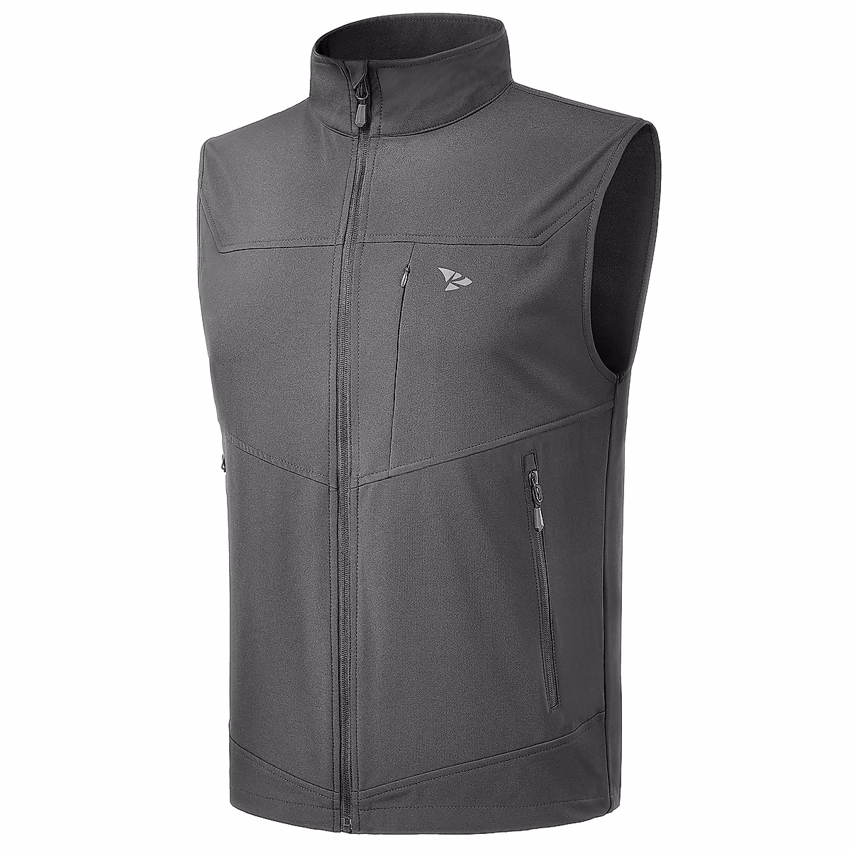 Rodeel Men's Lightweight Golf Vest Windproof Sleeveless Cycling Jacket