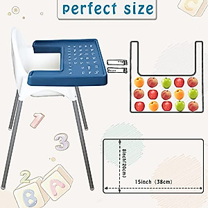 Baby High Chair Placemat for IKEA Antilop High Chair, Silicone Placemat Dishwasher Safe, BPA Free Highchair Tray Accessories for Toddler and Babies