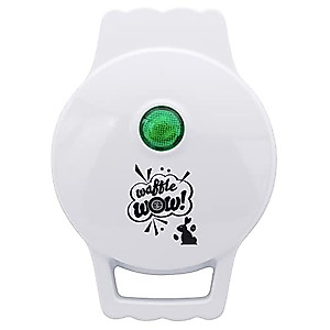 Easter Bunny Mini Waffle Maker - Make Holiday Breakfast Special for Kids & Adults w Cute Bunny Waffles or Pancakes- Individual 4 Inch Waffler Iron, Fun Easter Basket Stuffer or Egg Hunt Surprise Gift