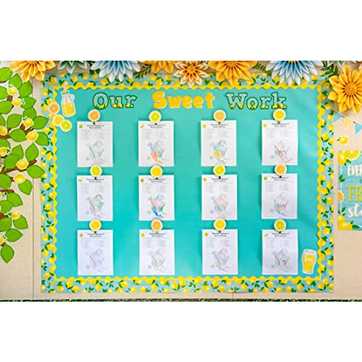 Teacher Created Resources Lemon Zest Straight Border Trim