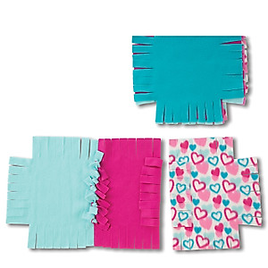 Melissa & Doug Fleece Quilt No-Sew Craft Kit, Multi