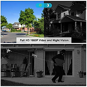 LaView Security Cameras Wireless Outdoor,1080P HD Battery Powered 14400mAh, Outdoor Security Cameras with AI Motion Detection, Night Vision,IP65 Waterproof, SD Slot & USA Cloud Service