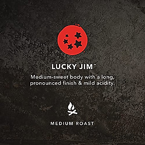 Kicking Horse Coffee Lucky Jim, Medium Roast, Ground, 284 g - Certified Organic, Fairtrade, Kosher Coffee, 284 Grams