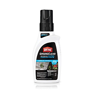Ortho GroundClear Weed and Grass Killer Super Concentrate - Kills Weeds and Grass, Kills to the Root, Starts Working Immediately, for Patios and Landscaped Areas, 32 fl. oz.