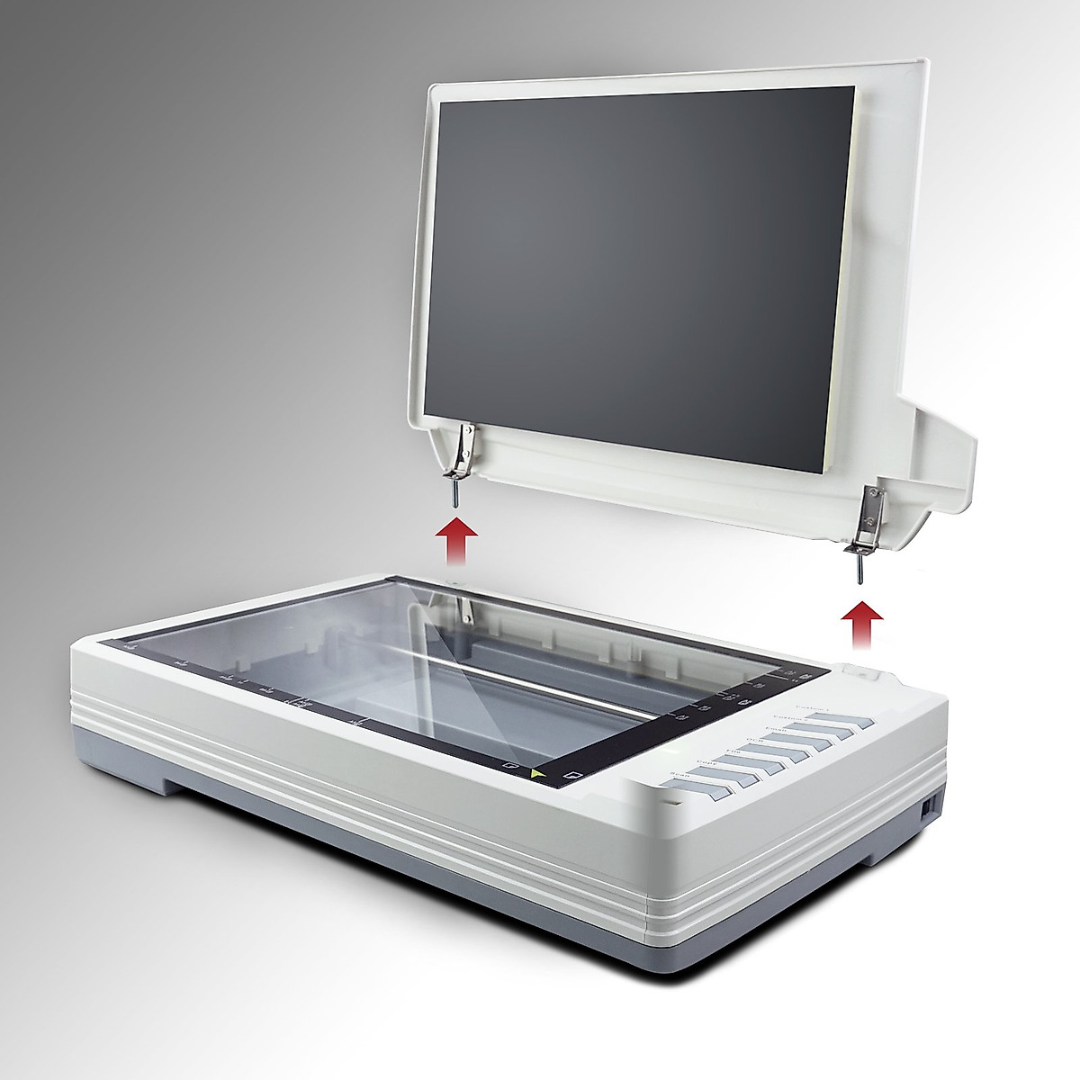 Plustek OpticPro A320L - A3 CCD Graphic Flatbed Scanner, 1600 dpi Resolution with Dual Light Design. Suitable for Graphic Design, Artwork and Artists. Support Mac, Windows, Twain and ICA