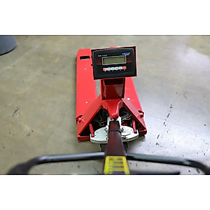 SellEton SL-5000-E-Narrow Pallet Jack Scale for European Pallet or Smaller pallets | 5000 lb x 1 lb