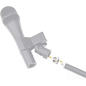 CAMVATE 5/8-Inch Male to 1/4-Inch Female Mic Screw Adapter For Mic Microphone Stand - 1150