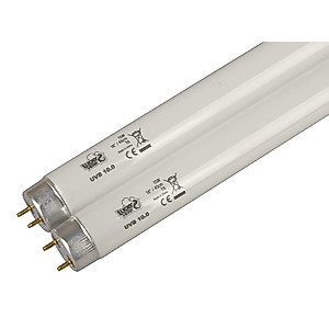 LUCKY HERP 10.0 Fluorescent Desert Terrarium Lamp Tube,T8,15 Watt,18 Inches (2-Pack)…