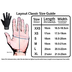 Layout Ultimate Frisbee Gloves - Ultimate Grip and Friction to Enhance Your Game! Perfect for Ultimate, DG and All Disc Sports! (Black, Small)