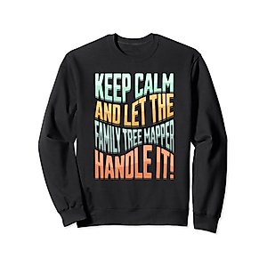 family tree map family history ancestry Family Tree Mapping Sweatshirt