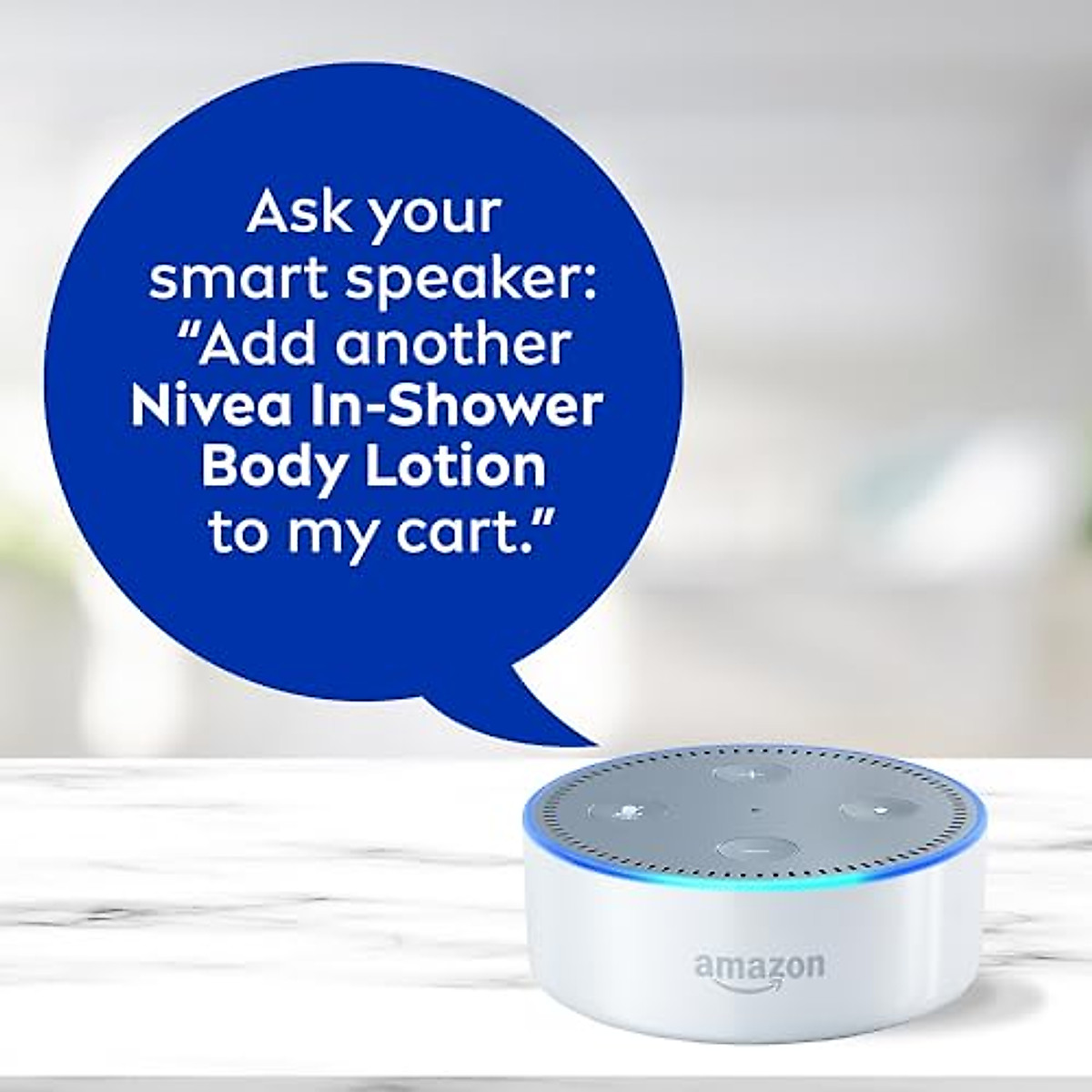 NIVEA Nourishing In Shower Lotion, Body Lotion for Dry Skin, 13.5 Fl Oz Bottle