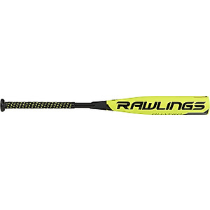Rawlings Quatro 10 USSSA Series Bat, Yellow/Black, 30"/20 oz