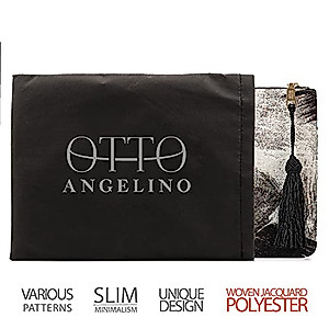 Otto Angelino Designer Women’s Bohemian & Fashion Clutch Purse - Multiple Slots Money, Cards, Smartphone - Ultra Slim