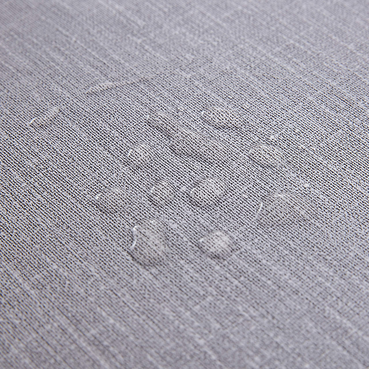 NLMUVW Vinyl Tablecloth Rectangle Grey PVC Table Cloth 100% Waterproof Oil Proof Wipe Clean Table Cover for Dining Kitchen Picnic, 54 x 78 inch