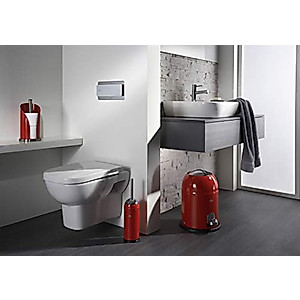 Wesco Single Master - German Designed - Small Step Trash Can, Powder Coated Ssteel, 2.4 Gallon / 9 L, White