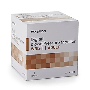 McKesson Digital Blood Pressure Monitor, Wrist Cuff, One Size Fits Most, 1 Count