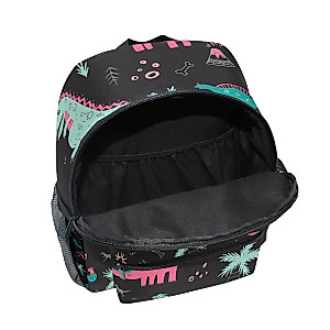 OREZI Custom Kid's Name Toddler Backpack,Personalized Backpack with Name/Text Daycare Bag,Customization (Childish Pink Dinosaur) Nursery Bag Preschool Backpack Baby Diaper Bag, toddler bag