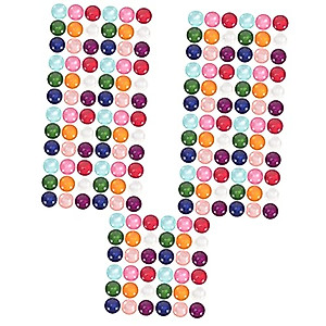 250 Pcs Resin Patch Resin Crafts Colorful Jewelry Lampwork Glass Beads Resin Cabochons Jewelry Making Earing Making Kit Crafts Making Gemstone Resin Gemstone Resin Dome Gems 3D Gem